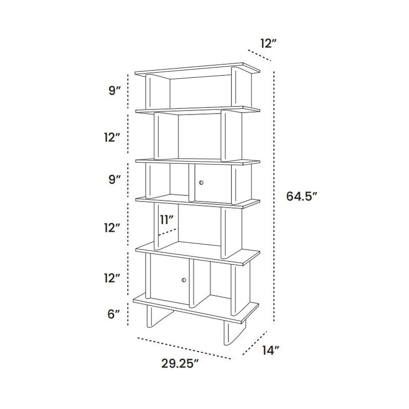 Oeuf Vertical Mini Library - 2Modern