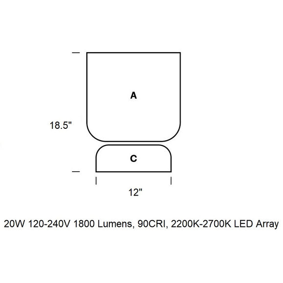 Pablo Totem Table Lamp - 2Modern