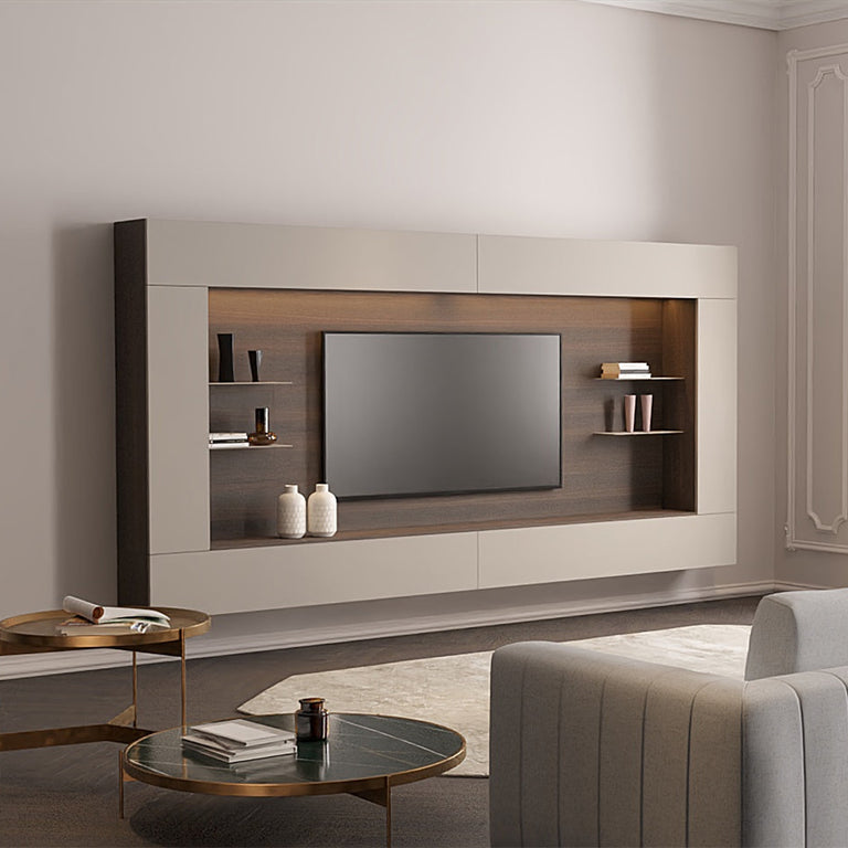 Pianca 142" Spazio TV Wall Unit - 2Modern