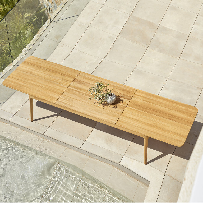 Point Outdoor Living Paralel Rectangular Extendable Outdoor Dining ...