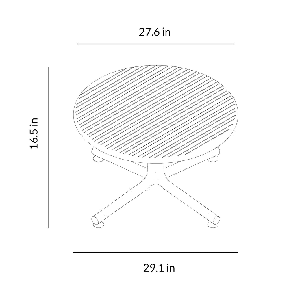 Resol Bini Round Outdoor Coffee Table - 2Modern