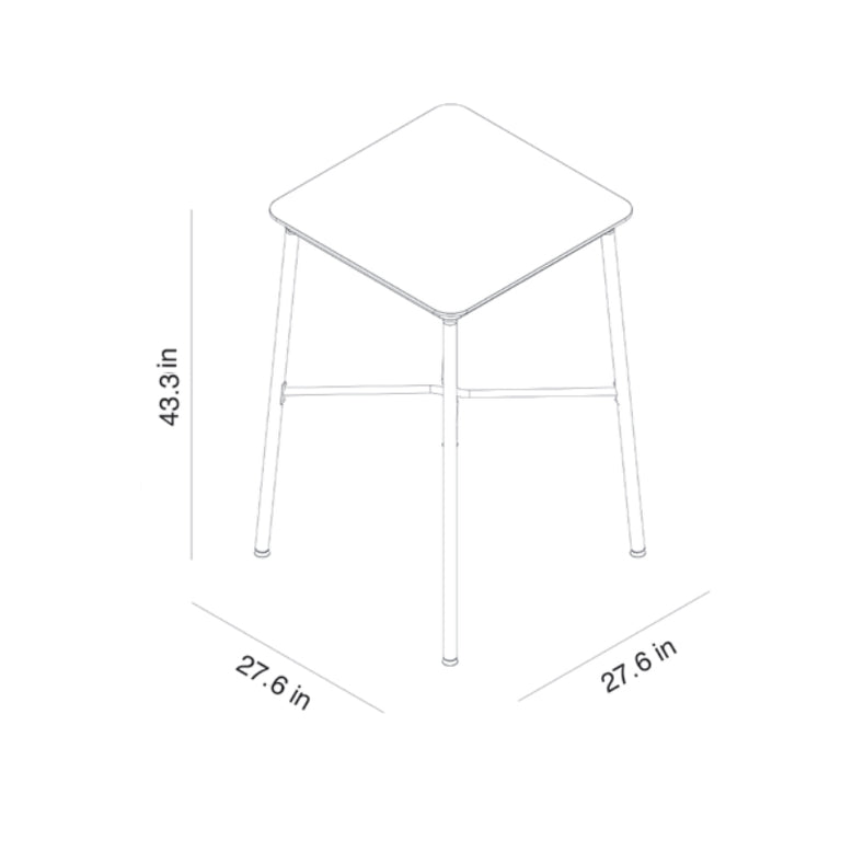 Resol Hub Square High Dining Table - 2Modern