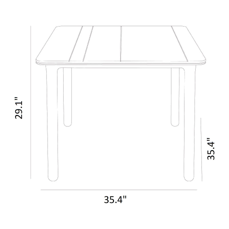 Resol Noa Square Dining Table - 2Modern