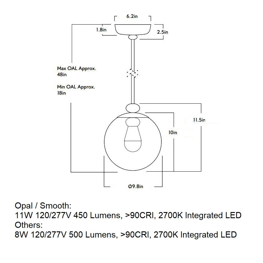 Roll and Hill The Roll and Hill 03 LED Pendant Light - 2Modern