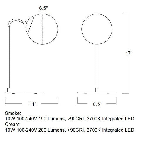 Roll and Hill Modo LED Desk Lamp - 2Modern