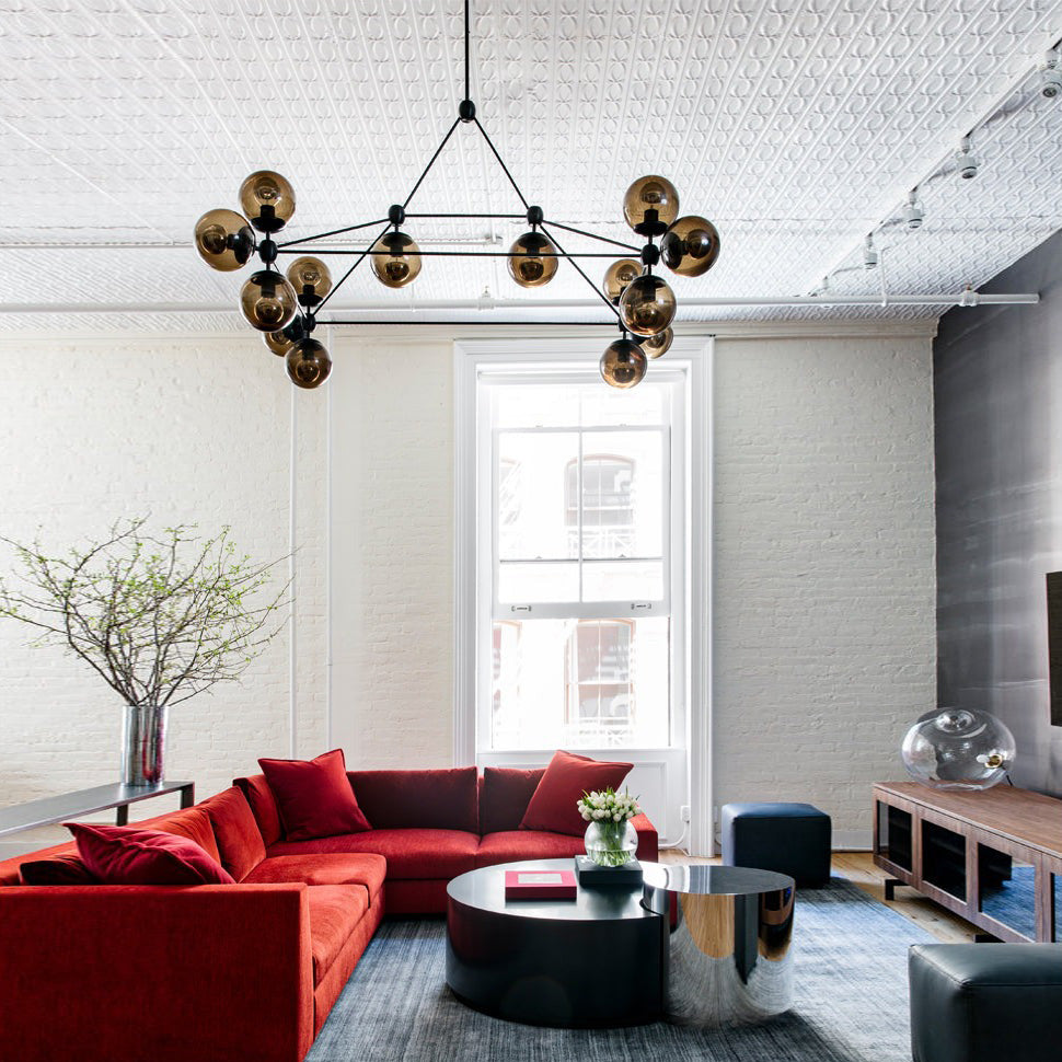 Roll and Hill Modo Rectangle LED Chandelier - 2Modern