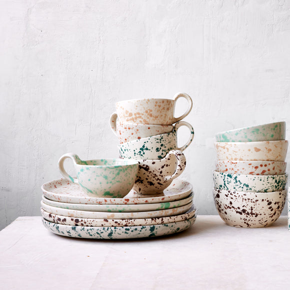 Sir Madam Splatterware Plate (Set of 4) - 2Modern