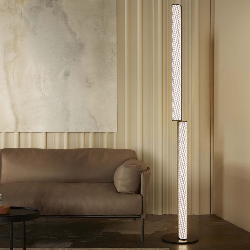 SLAMP Modula Twisted LED Floor Lamp - 2Modern