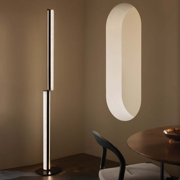 SLAMP Modula Twisted LED Floor Lamp - 2Modern
