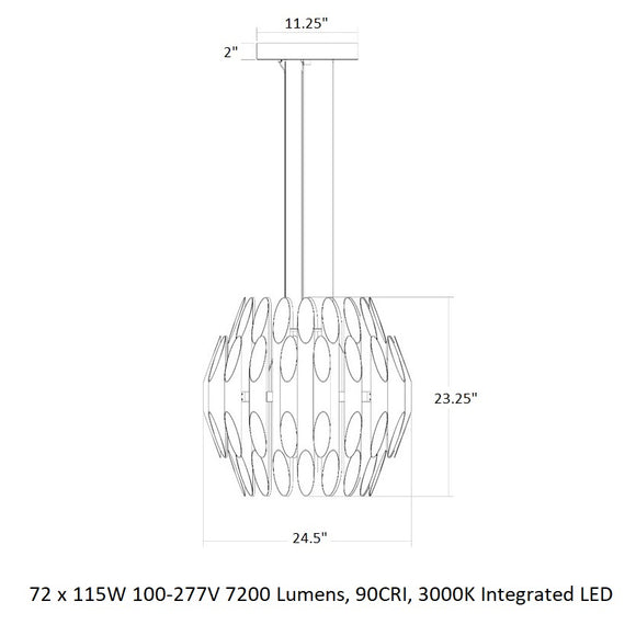 Sonneman Chimes Multi-Tier LED Pendant Light - 2Modern