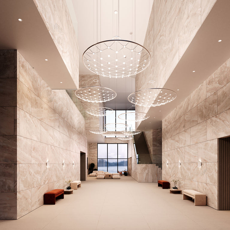 Sonneman Constellation Galaxy Matrix Round LED Pendant Light - 2Modern