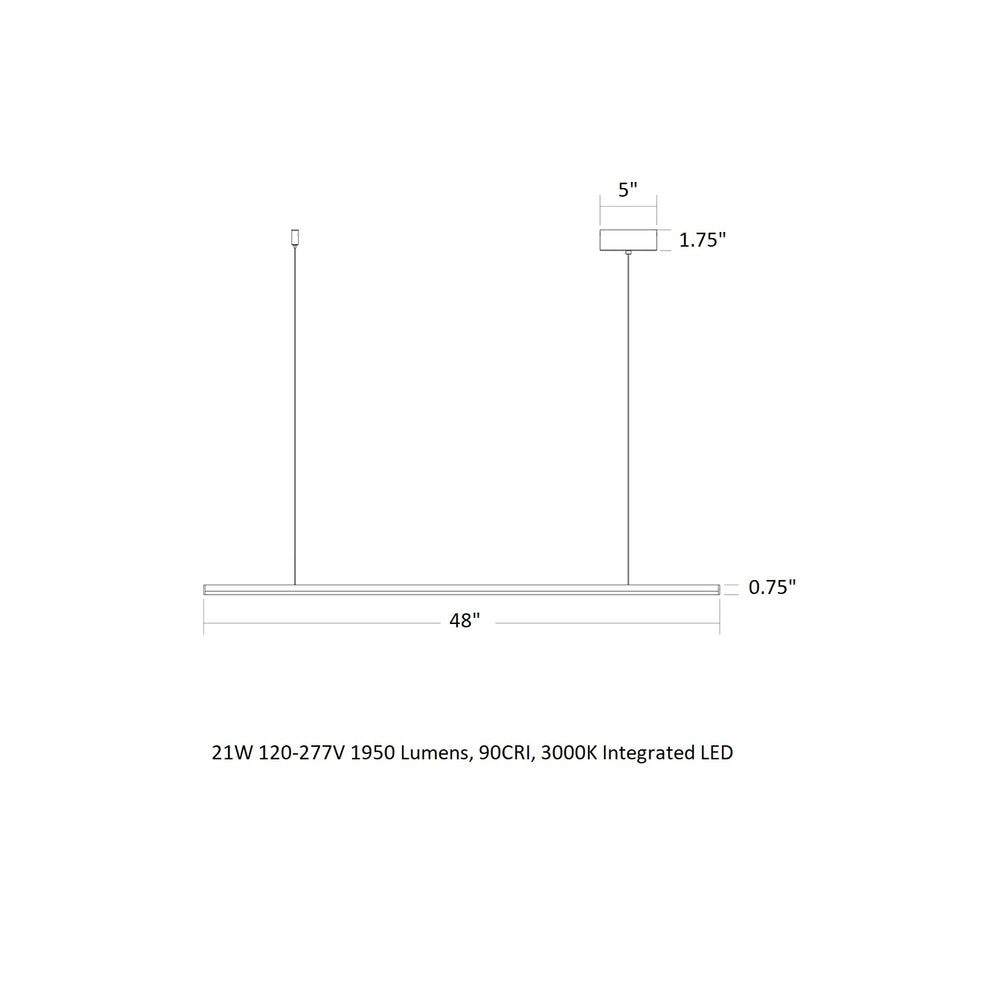 Sonneman Fino Linear Pendant Light - 2Modern