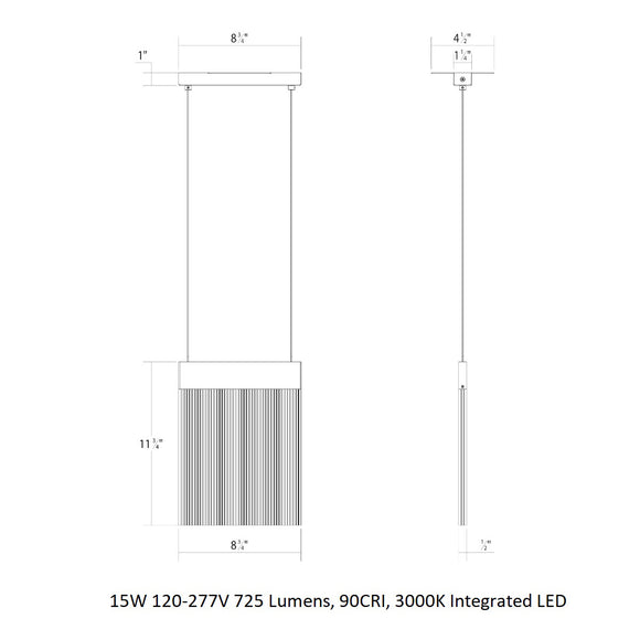 Sonneman V Panels LED Pendant Light - 2Modern