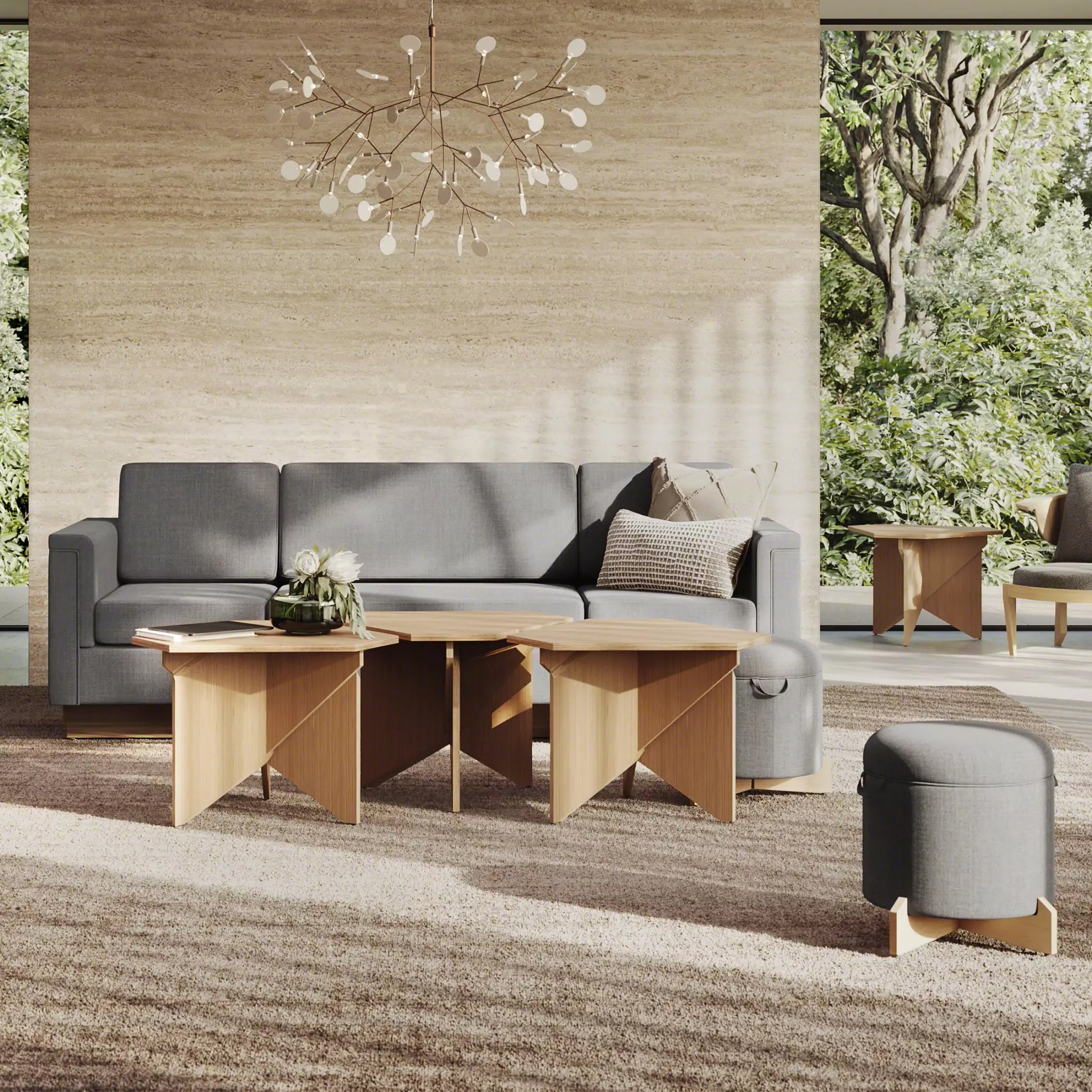 Steelcase Frank Lloyd Wright Rockford Coffee Table - 2Modern