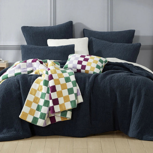 Sunday Citizen Checkerboard Throw Blanket - 2Modern