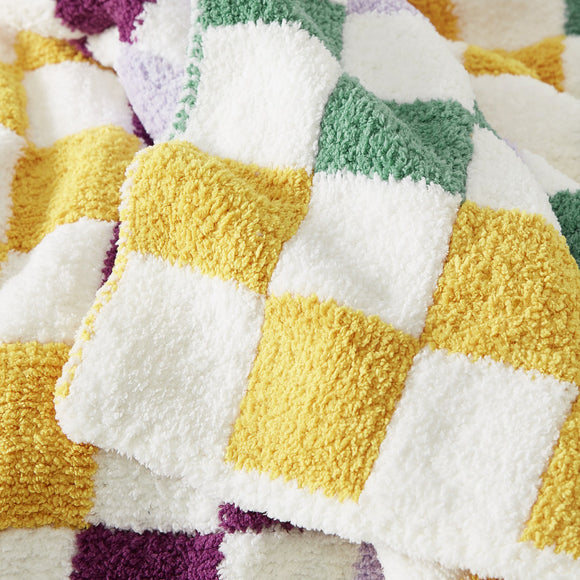 Sunday Citizen Checkerboard Throw Blanket - 2Modern