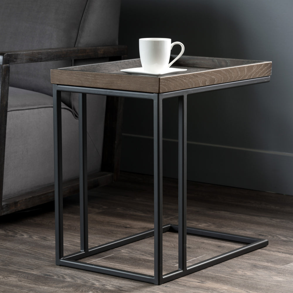 Sunpan Arden C-Shaped Side Table - 2Modern