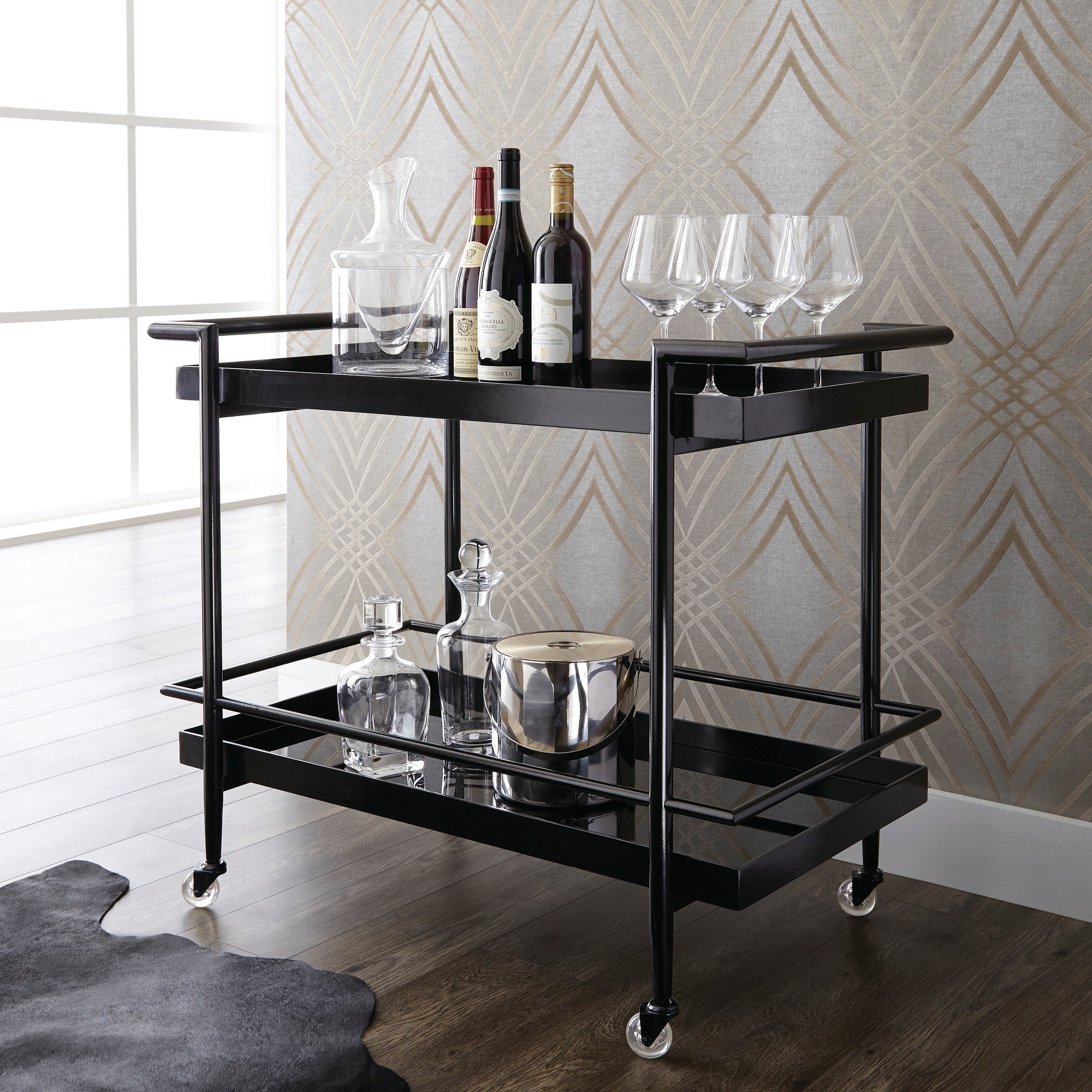 Sunpan Livingston Bar Cart - 2Modern