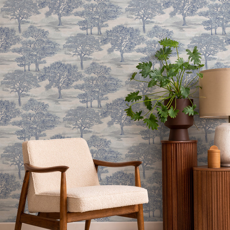 Tempaper & Co Forest Toile Removable Wallpaper - 2Modern