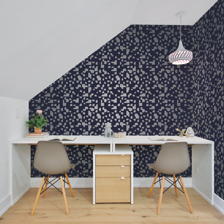 Tempaper & Co Mod Geo Removable Wallpaper - 2Modern