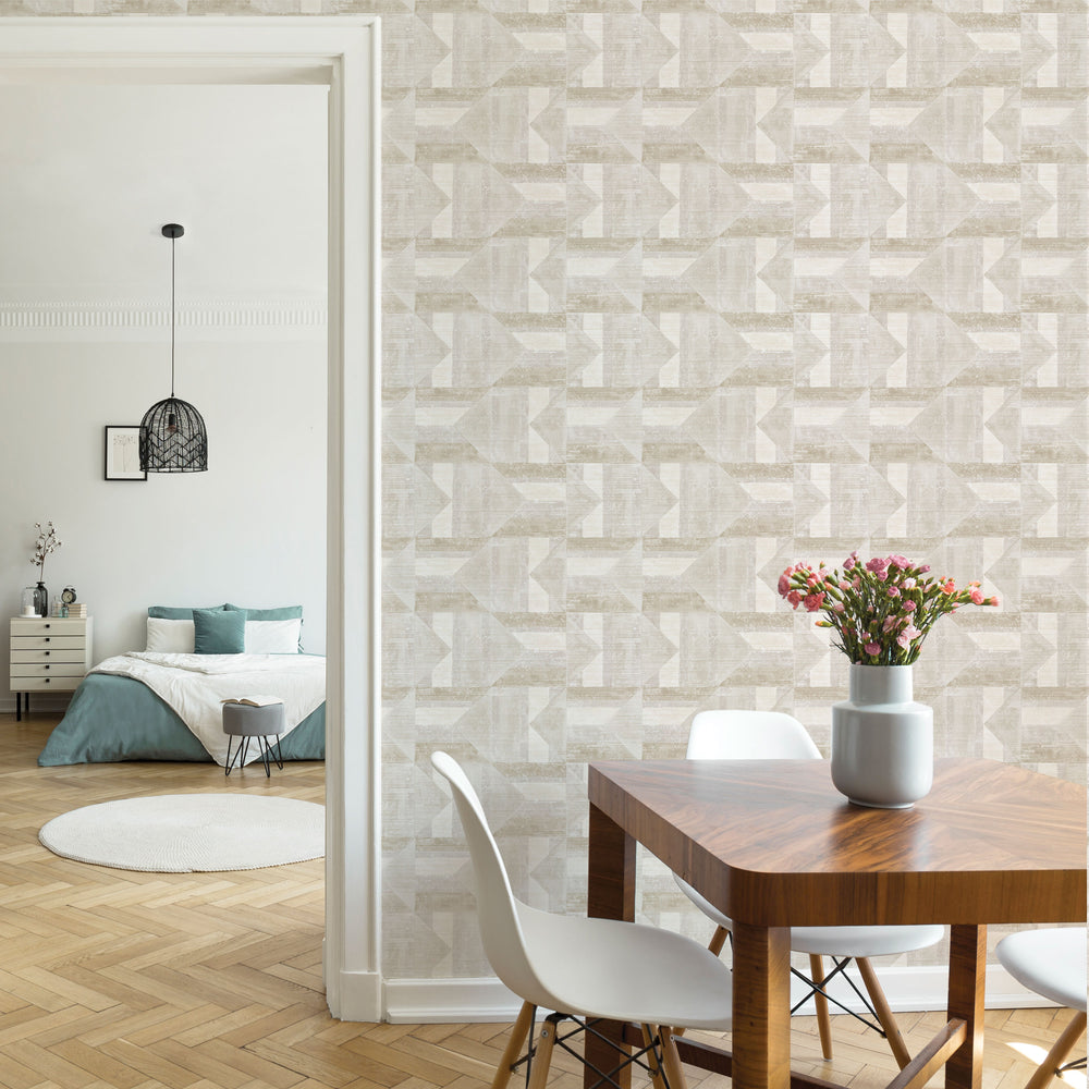 Tempaper Quilted Patchwork Removable Wallpaper - 2Modern