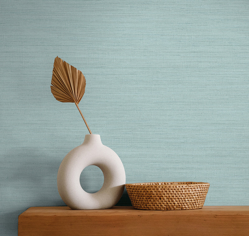 Tempaper Horizontal Faux Grasscloth Peel and Stick Wallpaper - 2Modern
