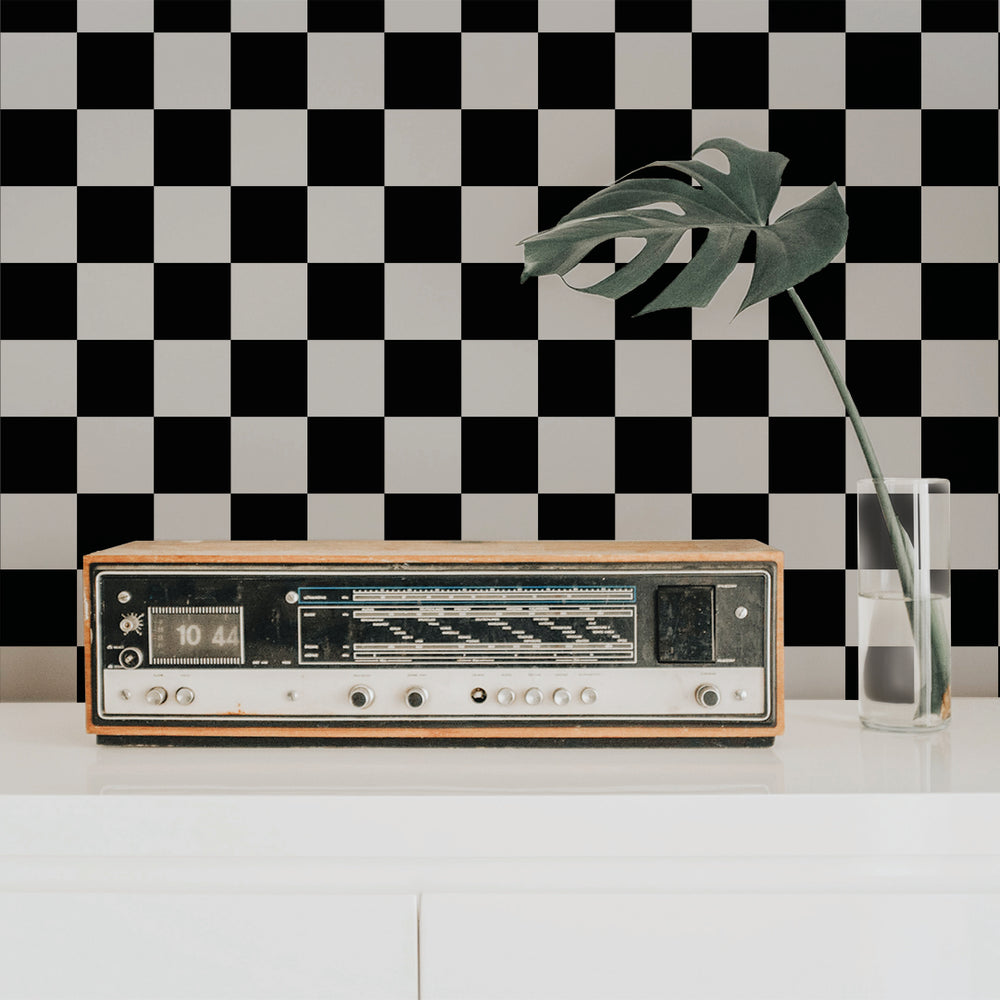 Tempaper & Co Checkmate Removable Wallpaper - 2Modern