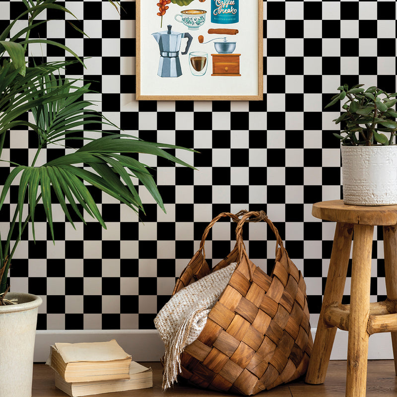 Tempaper Checkmate Removable Wallpaper - 2Modern