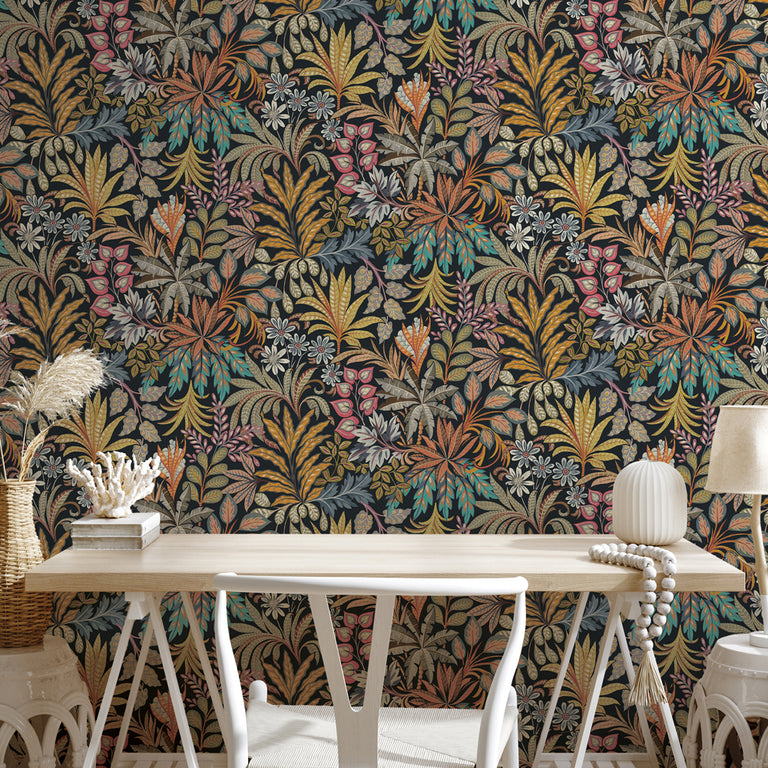 Tempaper Crafted Floral Peel and Stick Wallpaper - 2Modern