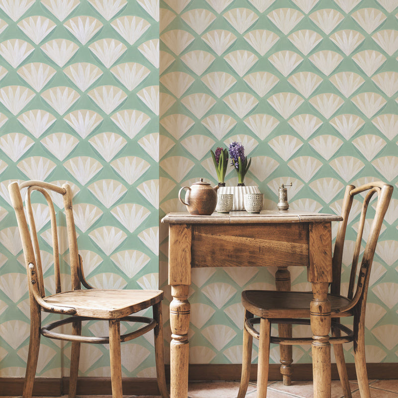 Tempaper Deco Shell Removable Wallpaper - 2Modern