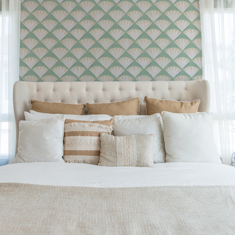 Tempaper Deco Shell Removable Wallpaper - 2Modern