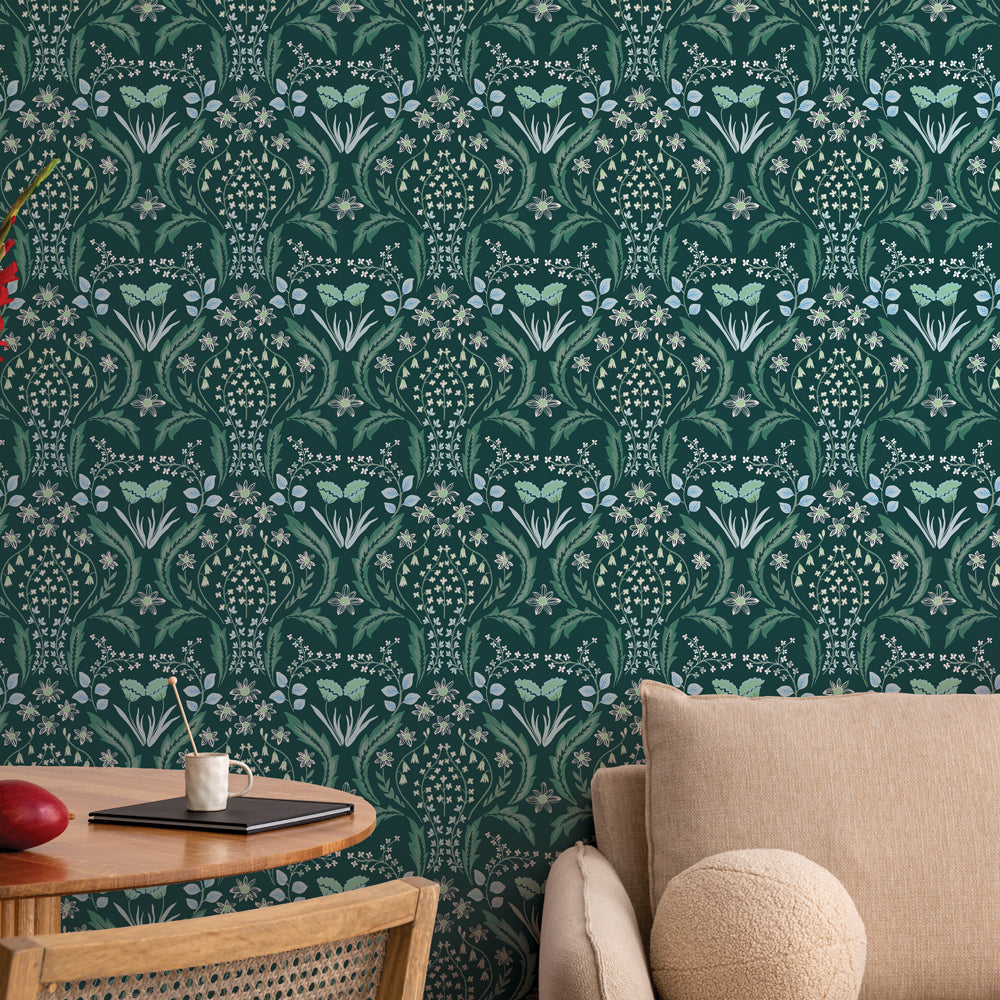 Tempaper Scandi Floral Peel and Stick Wallpaper - 2Modern