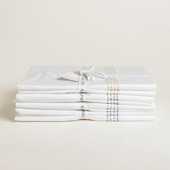 The Lino Essential Embroidered Sheet Set - 2Modern