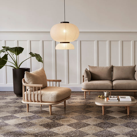 &Tradition Fly Lounge Chair with Pillow - 2Modern