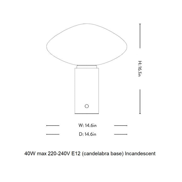 &Tradition Mist Table Lamp - 2Modern