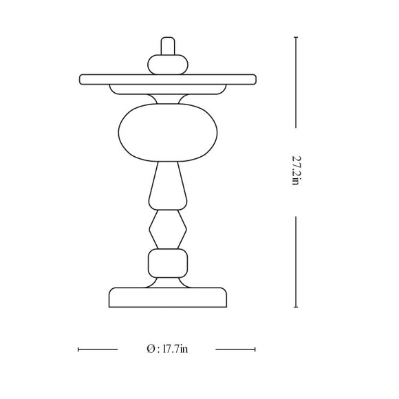 &Tradition Shuffle Side Table - 2Modern