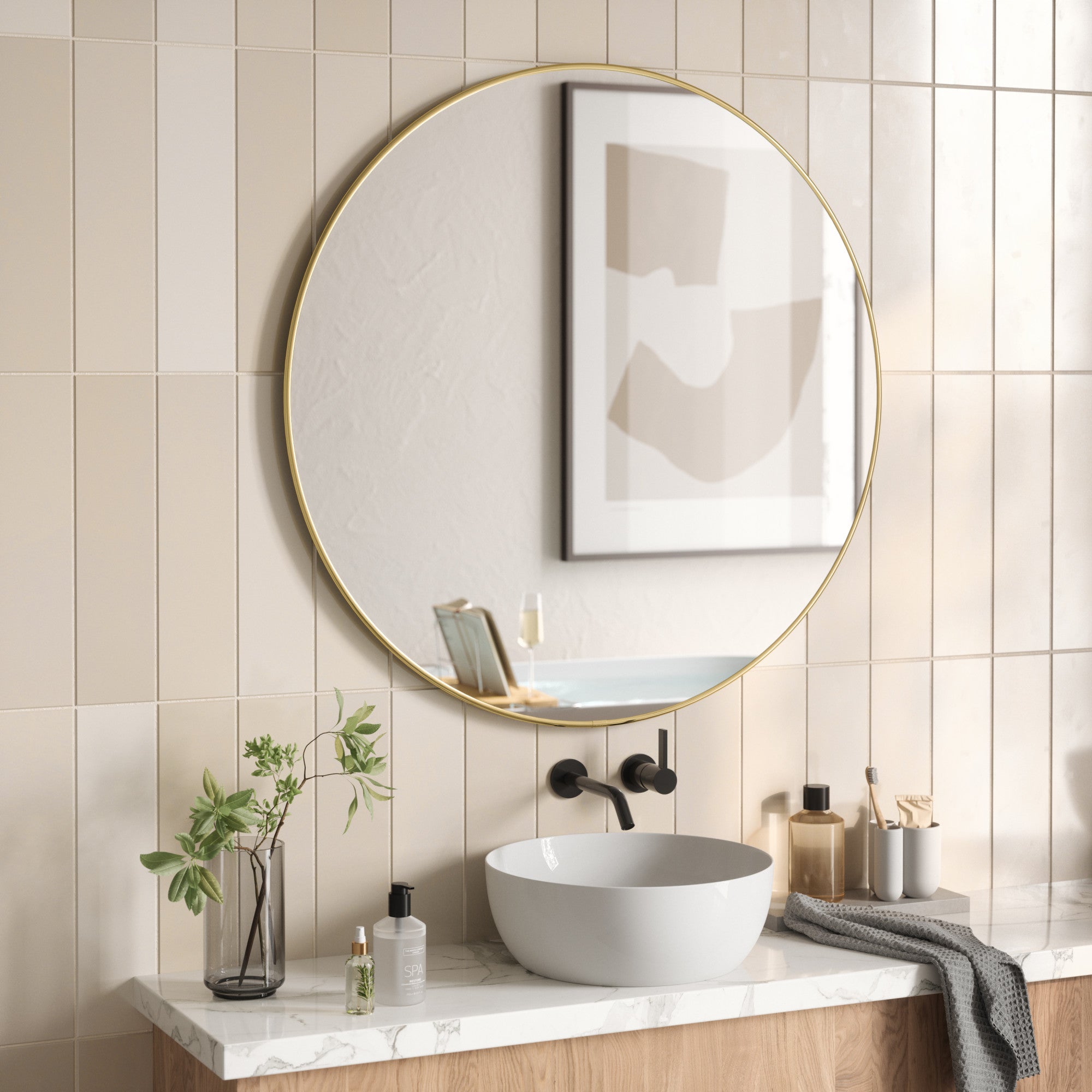 Umbra Shift Hubba Mirror - 2Modern
