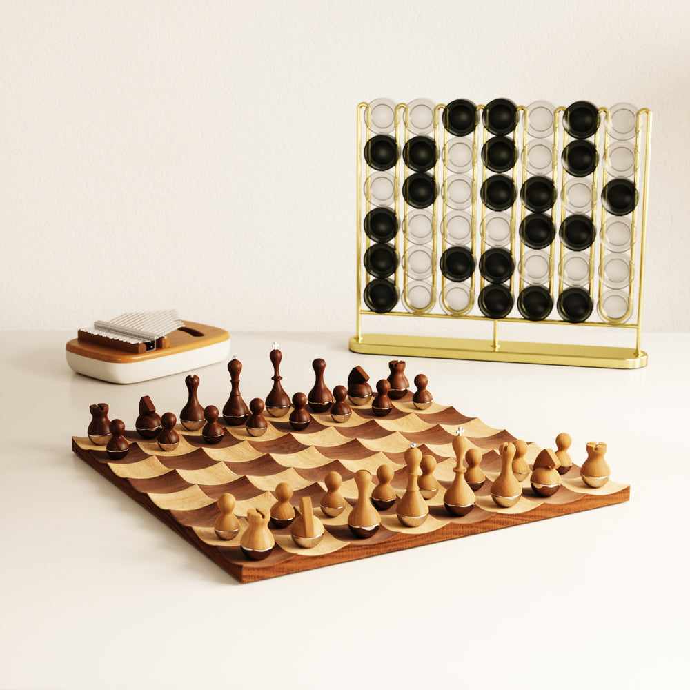 Umbra Shift Wobble Chess Set - 2Modern