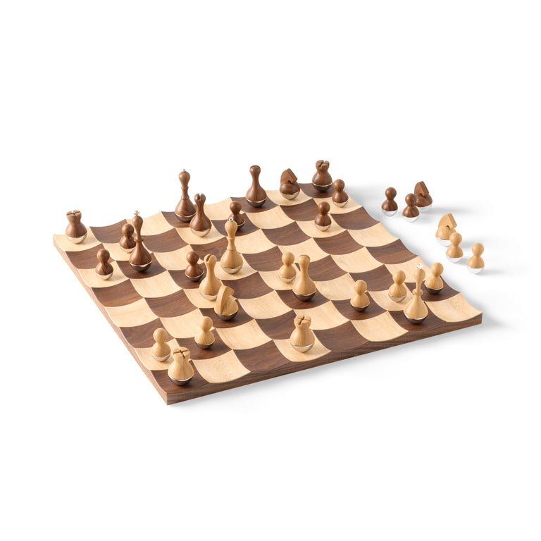 Umbra Shift Wobble Chess Set - 2Modern