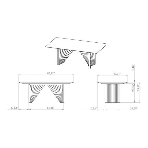 Urbia Laguna Dining Table - 2Modern