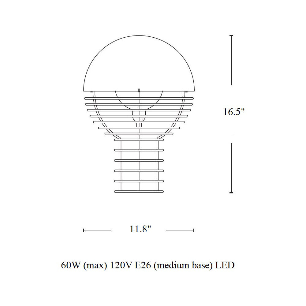 Verpan Wire Table Lamp - 2Modern