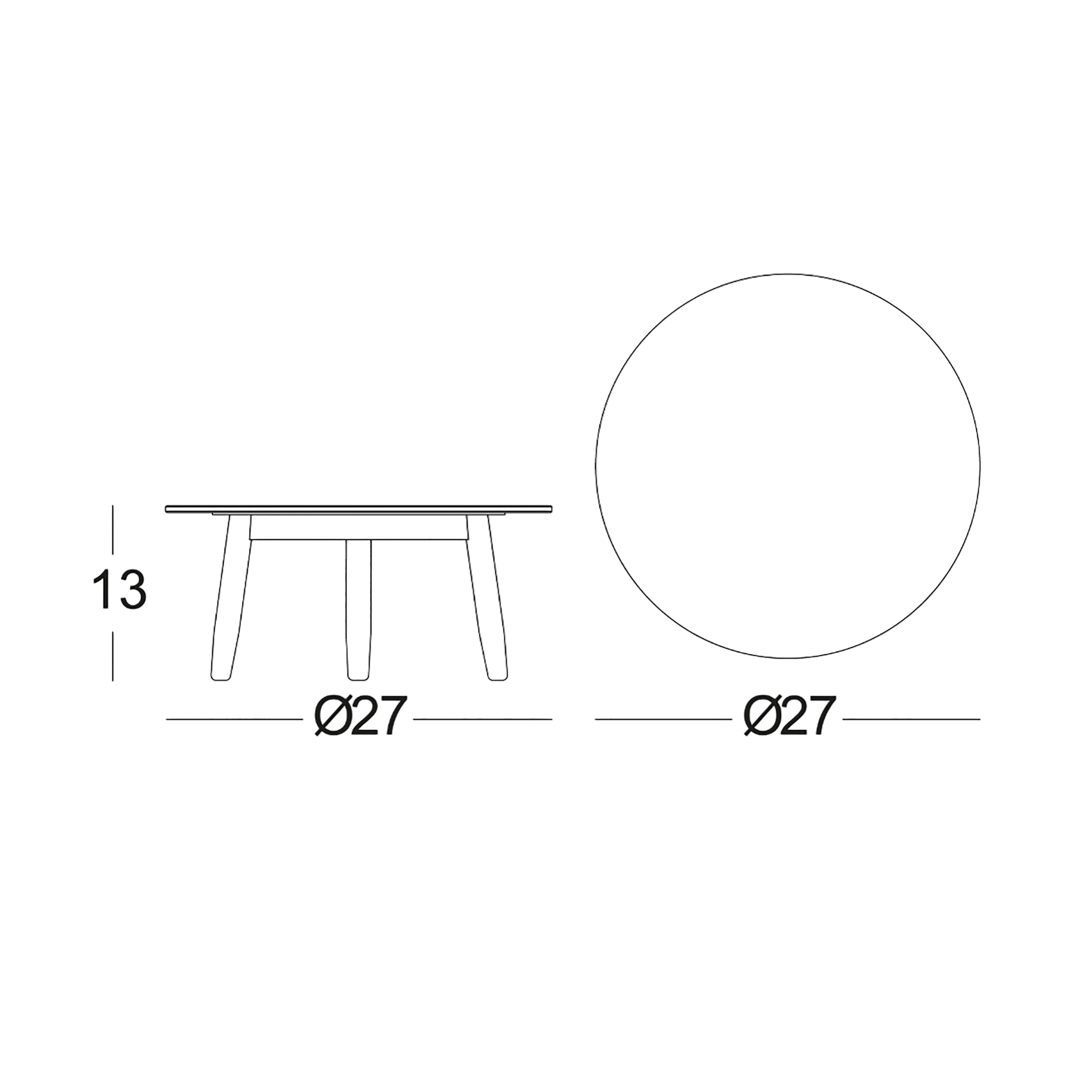 Vincent Sheppard David Outdoor Round Coffee Table - 2Modern