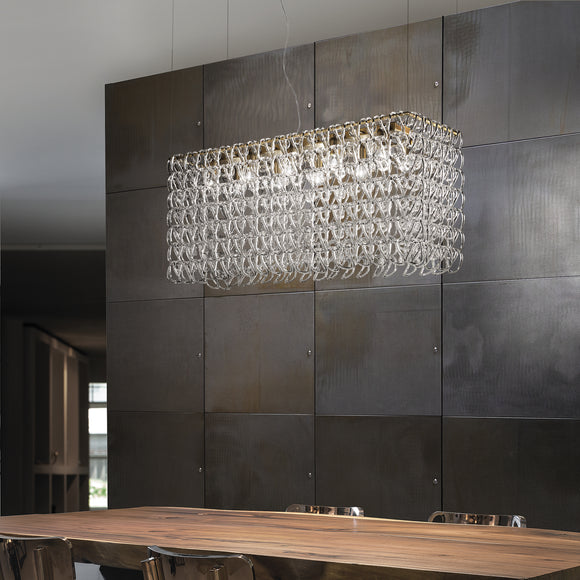 Vistosi Giogali Rectangle Linear Suspension Light - 2Modern