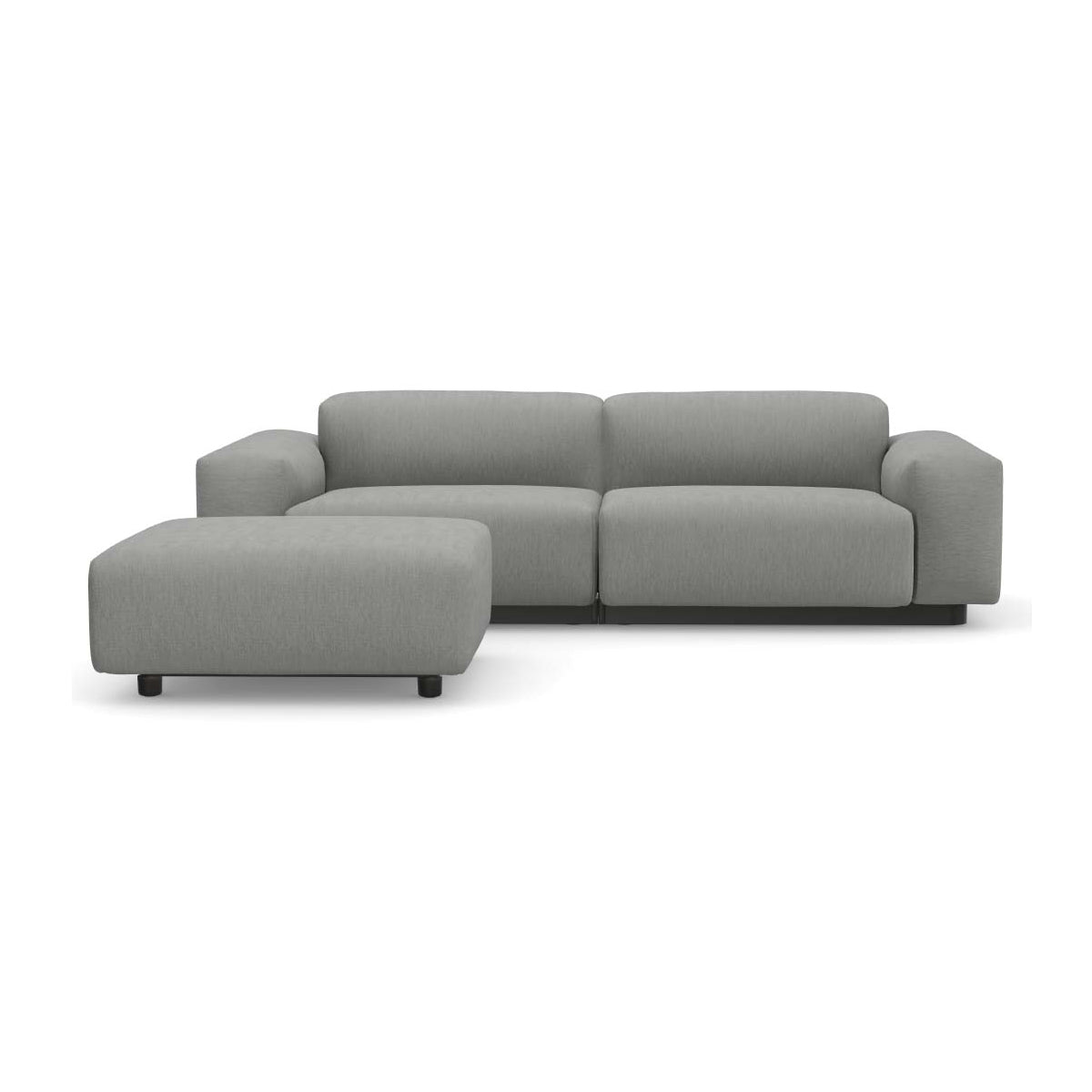 Vitra Soft Modular 2-Seater Sofa with Ottoman - 2Modern