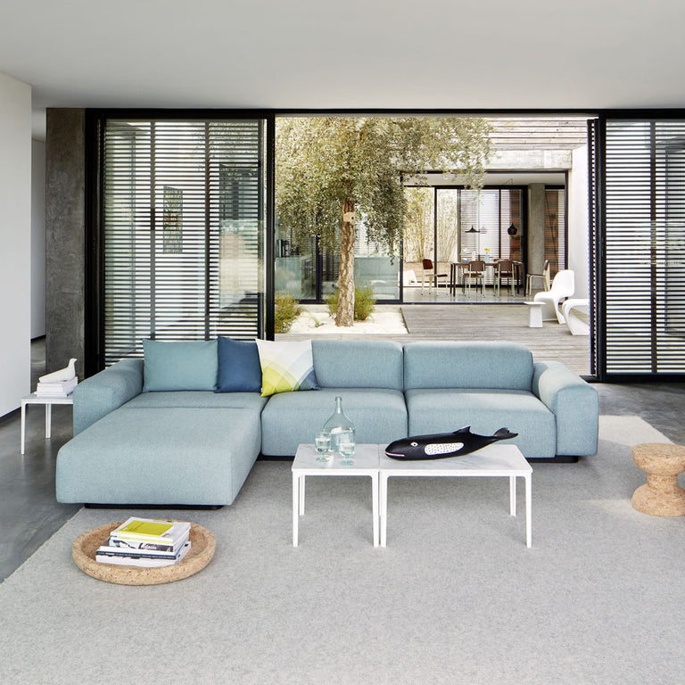 Vitra Soft Modular 3-Seater Sofa with Chaise Longue - 2Modern