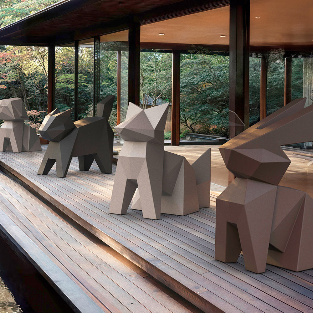 Vondom Origami Kitsune Statue - 2Modern