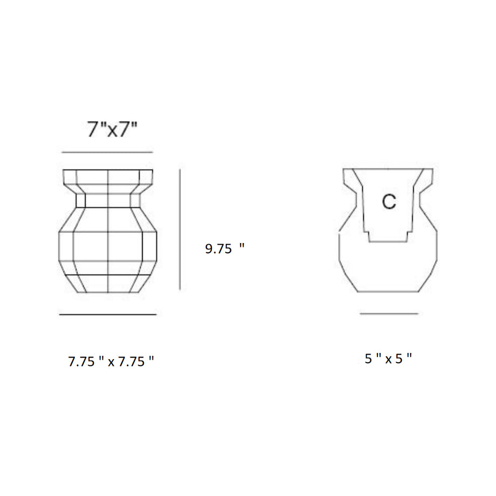 Vondom Origami Yuri Planter - 2Modern