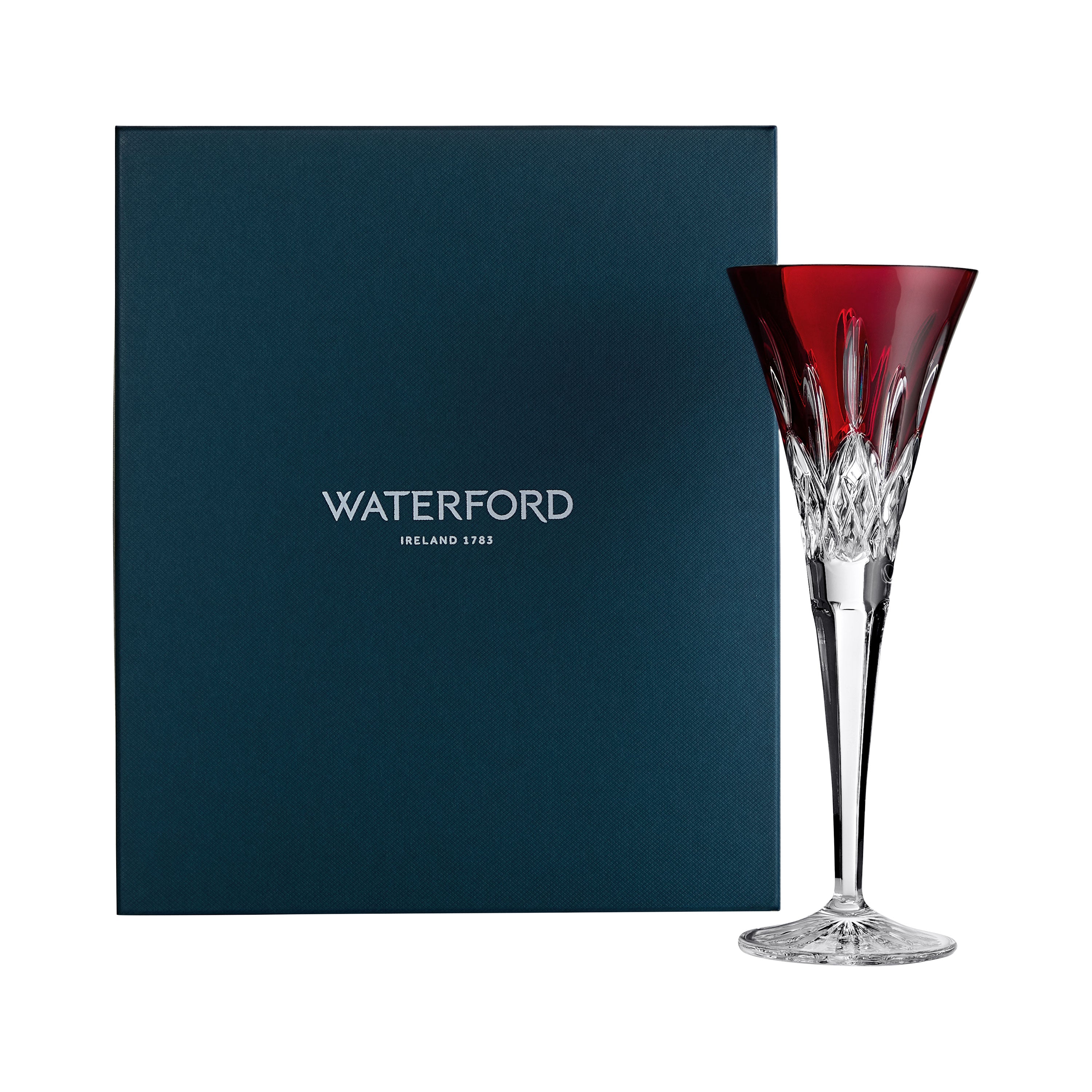 Waterford Lismore Red Toasting Flute (Set of 2) - 2Modern