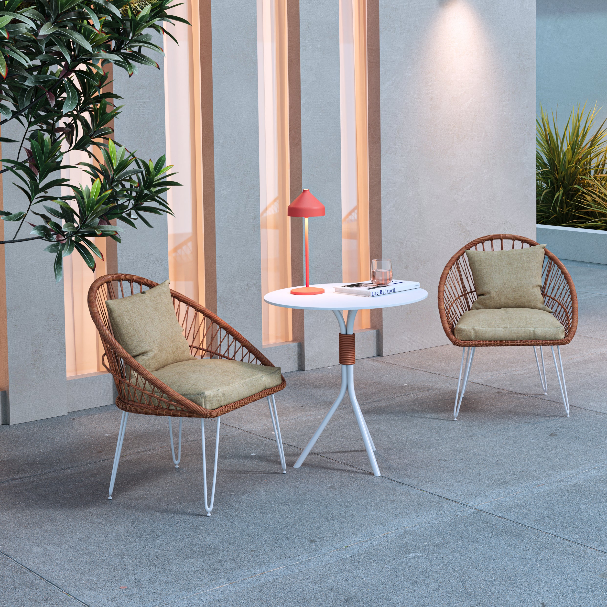 Zafferano Amelie Pro Portable Outdoor LED Table Lamp - 2Modern