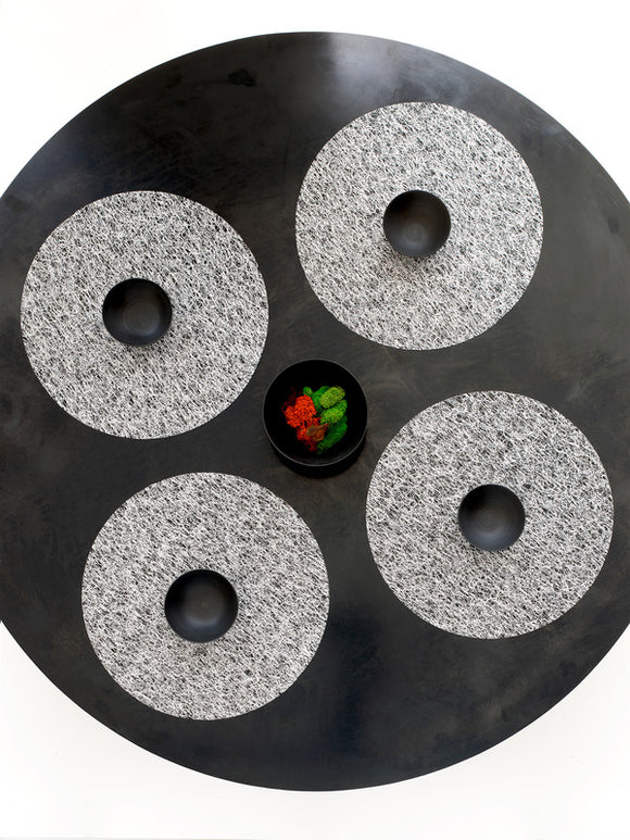 Chilewich Metallic Lace Round Table Mat (Set of 4) - 2Modern